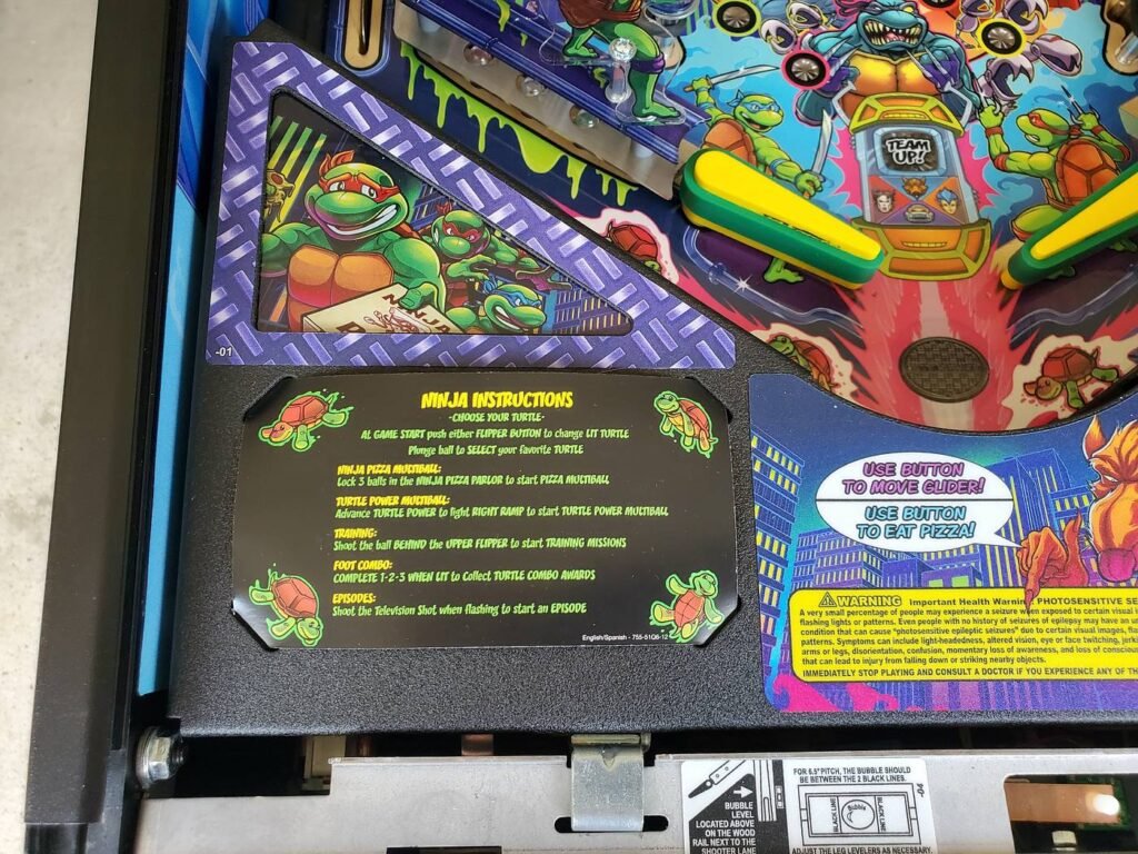 Teenage Mutant Ninja Turtles Premium Pinball Machine - Pinball Machine ...